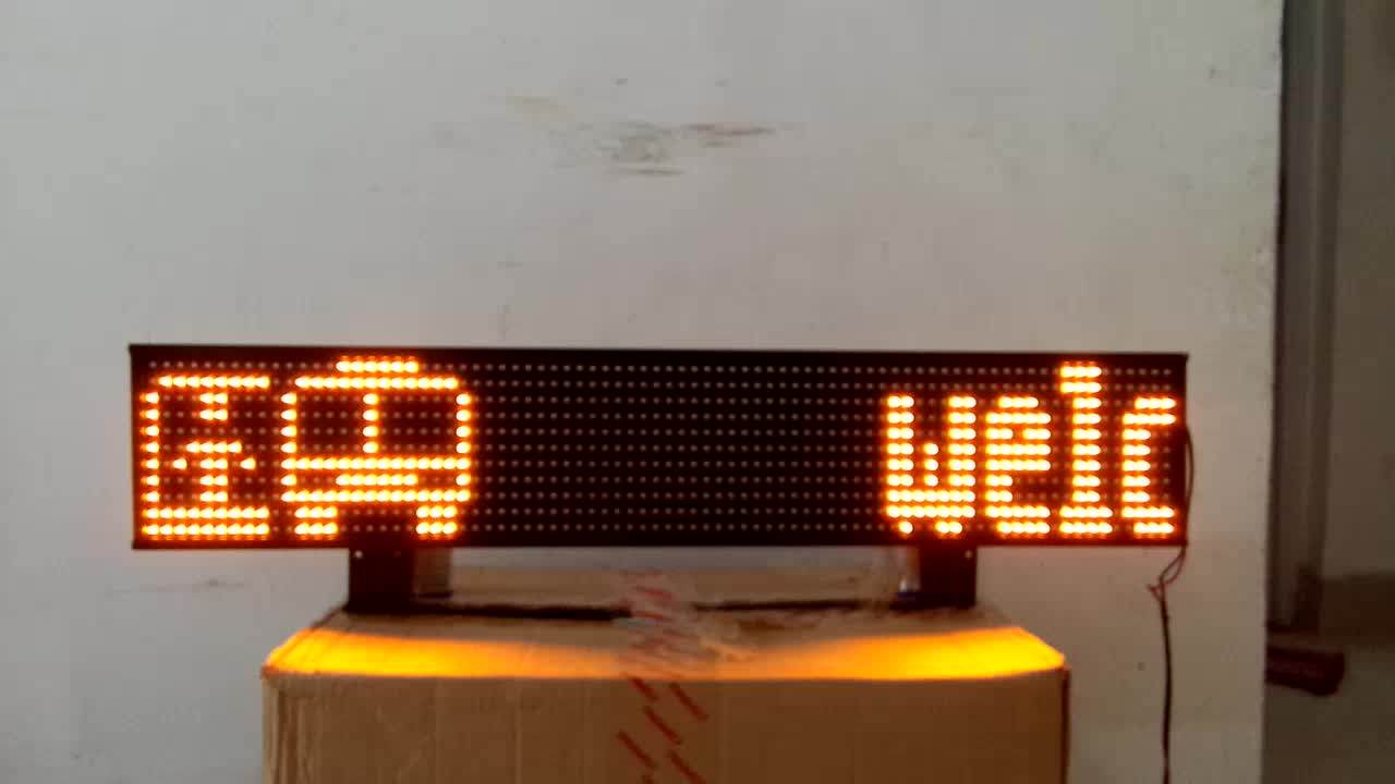 Bus Digital Signage P10 White Led Display Screen Scrolling Display Bus ...