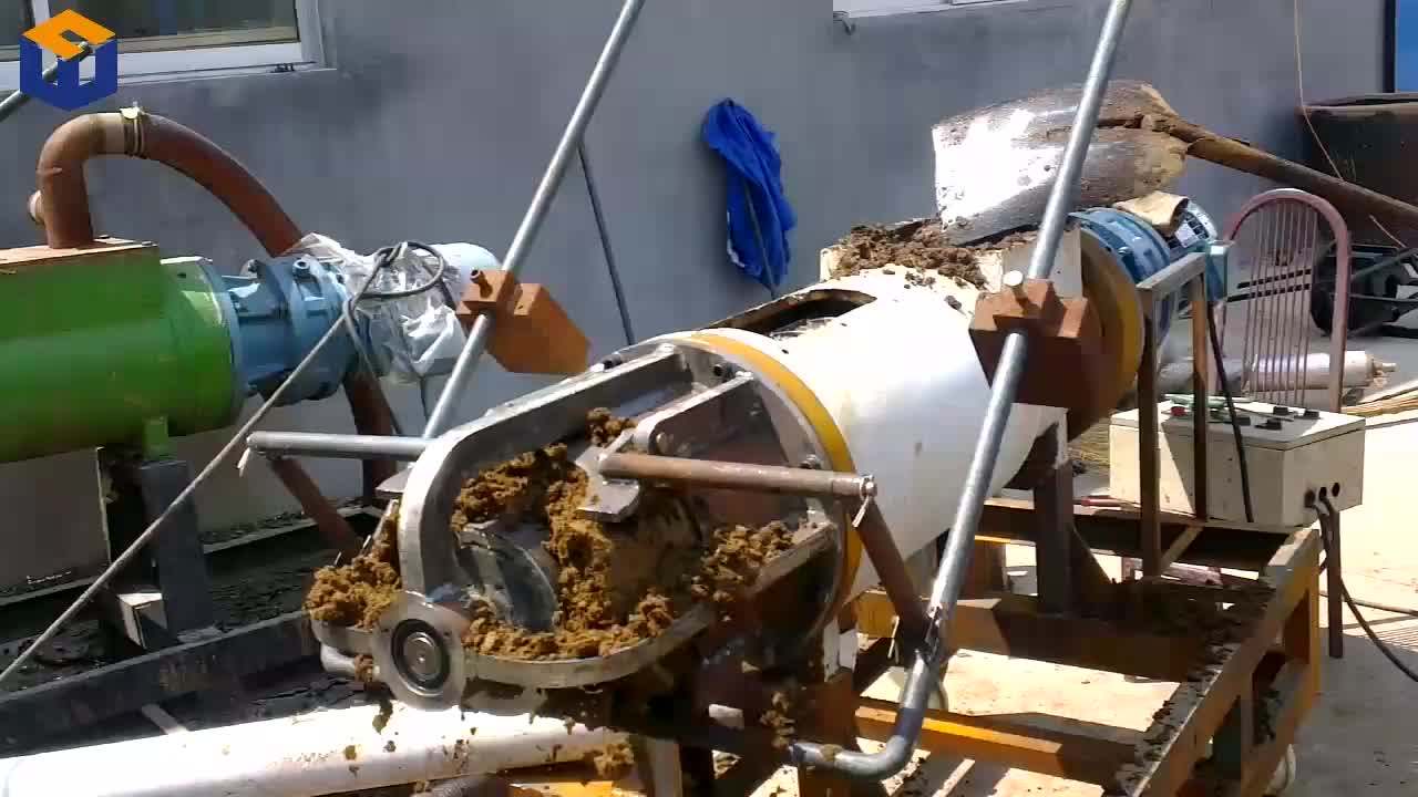 Dairy Farm Waste Manure Screw Press Solid Liquid Separator /cow Dung ...