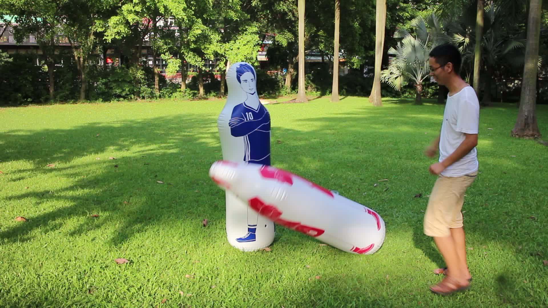 Boxing Human Dummy Inflatable Soccer Football Dummy Goalkeeper Kick ...