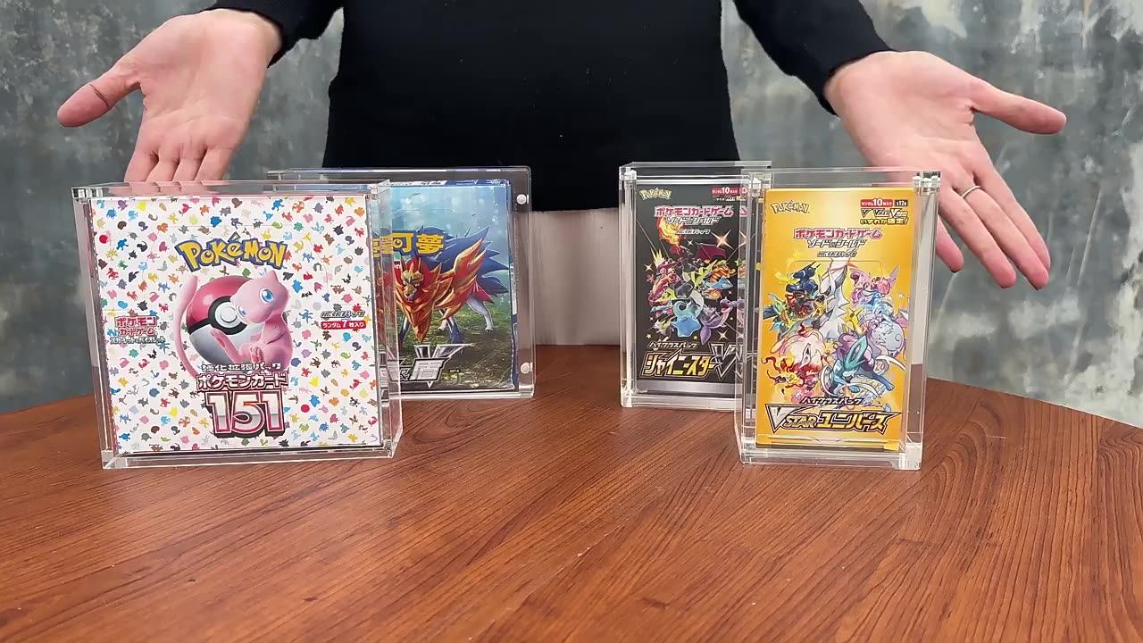Tcg High Quality Pokemon Japanese Booster Box With Strong Magnet ...
