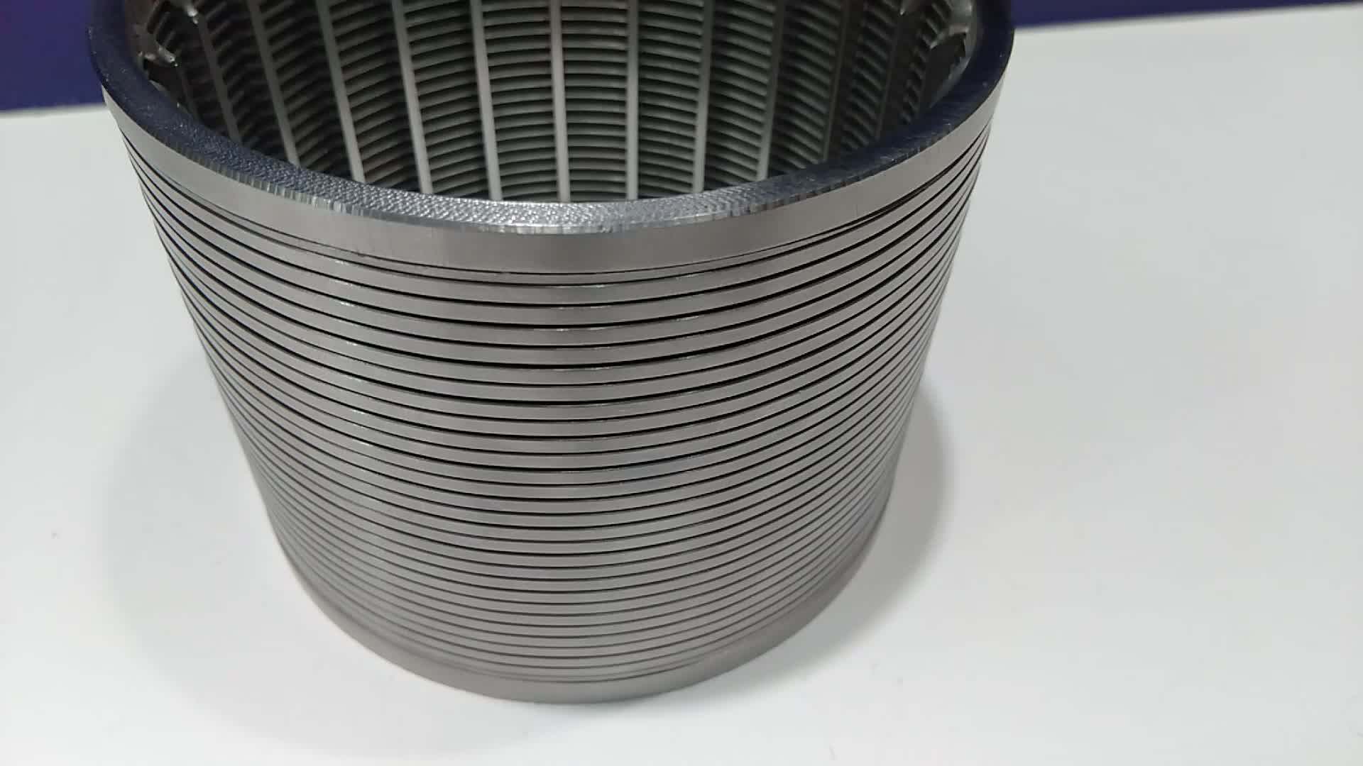 25 Micron Cylinder Slotted Sieve Stainless Steel Screen Pipe Johnson ...