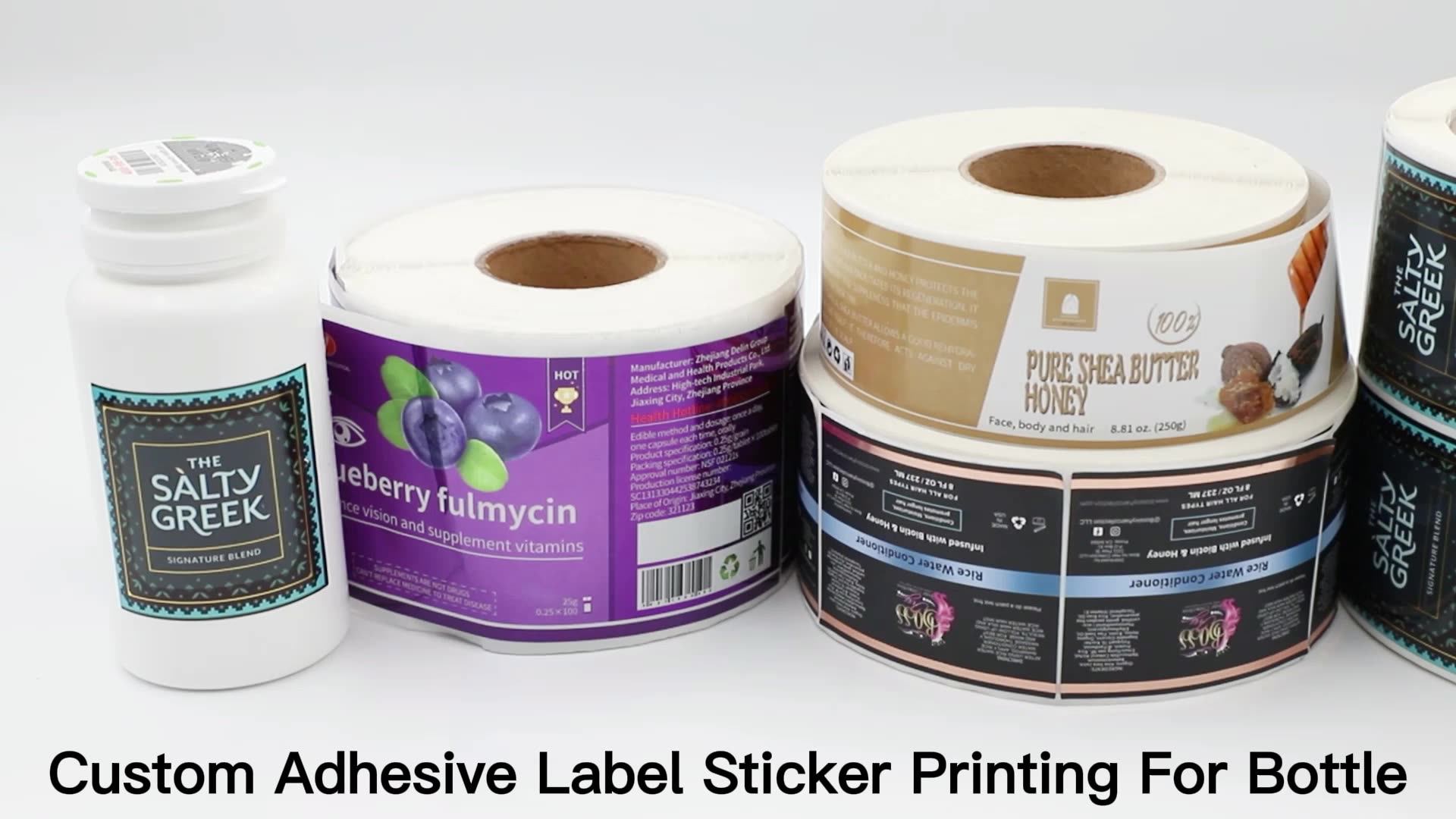 Personalized Capsule Pill Bottle Label Of Medical Private Label ...