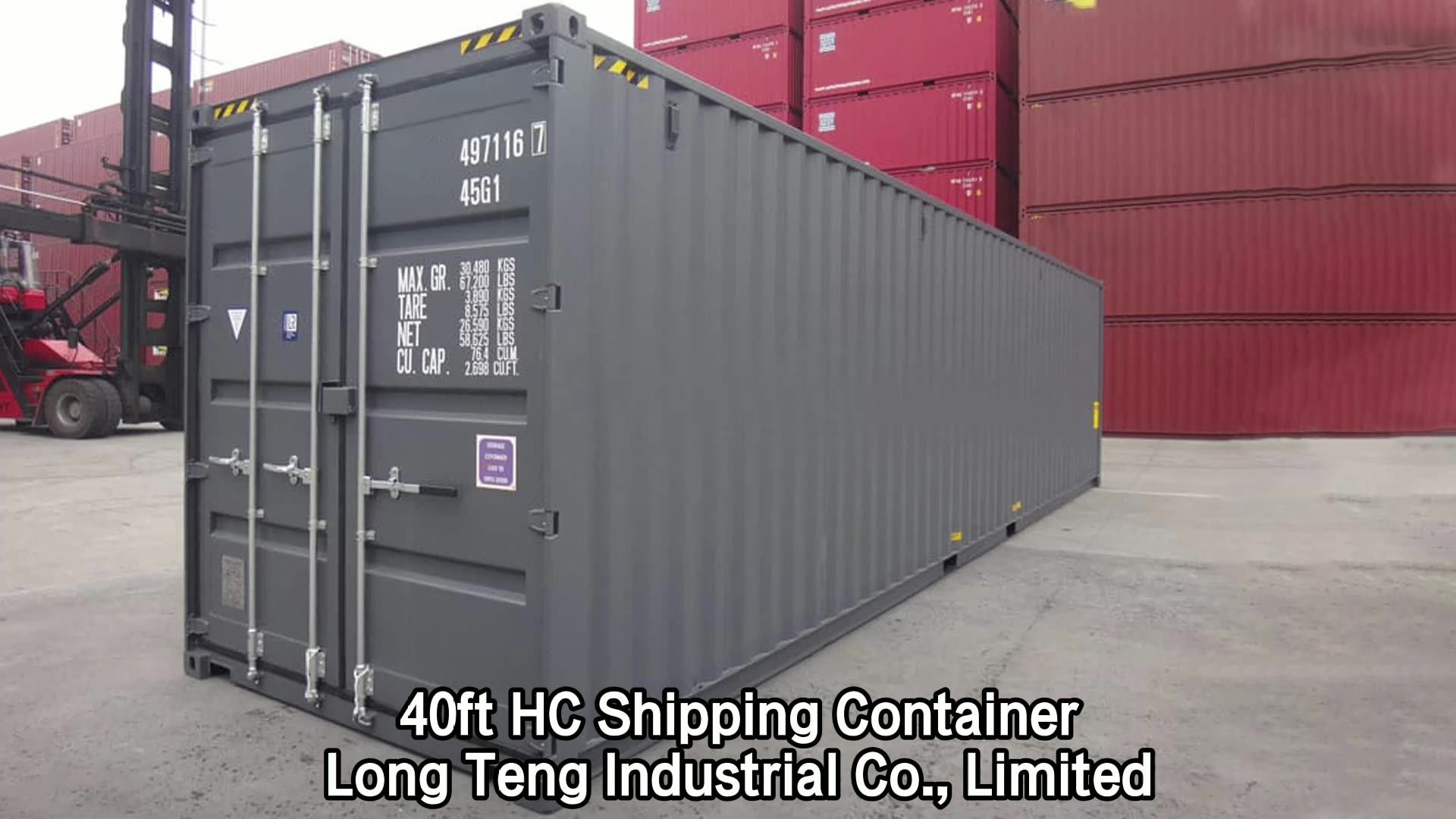 Brand New 40ft Hc Dry Cargo Shipping Container With Csc Certificate ...