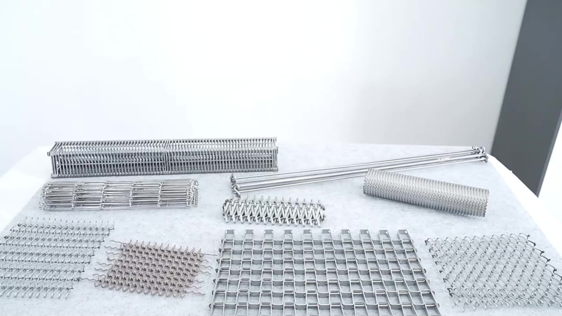 Conveyor Belt High Temp Wire Stainless Chain Plate Spiral Conveyor ...