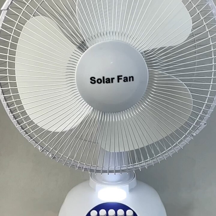 12 Inch Electrical Oscillating Desk Table Fan Dc Fan 12v Portable Solar ...