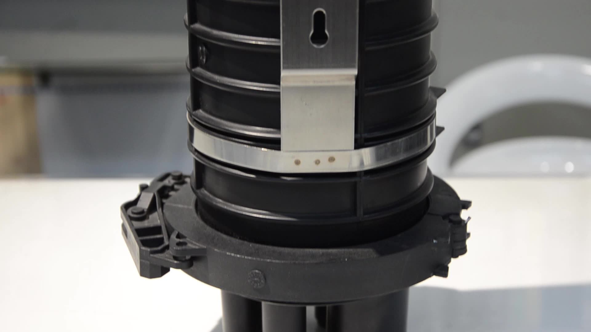 24 Core Fiber Optic Enclosure Fiber Optic Joint Closure Fiber Optic ...