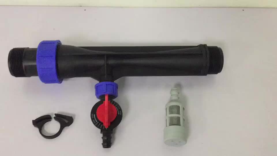 2 Inch Plastic Venturi Fertilizer Injector For Drip Irrigation System - Buy Venturi Fertilizer ...