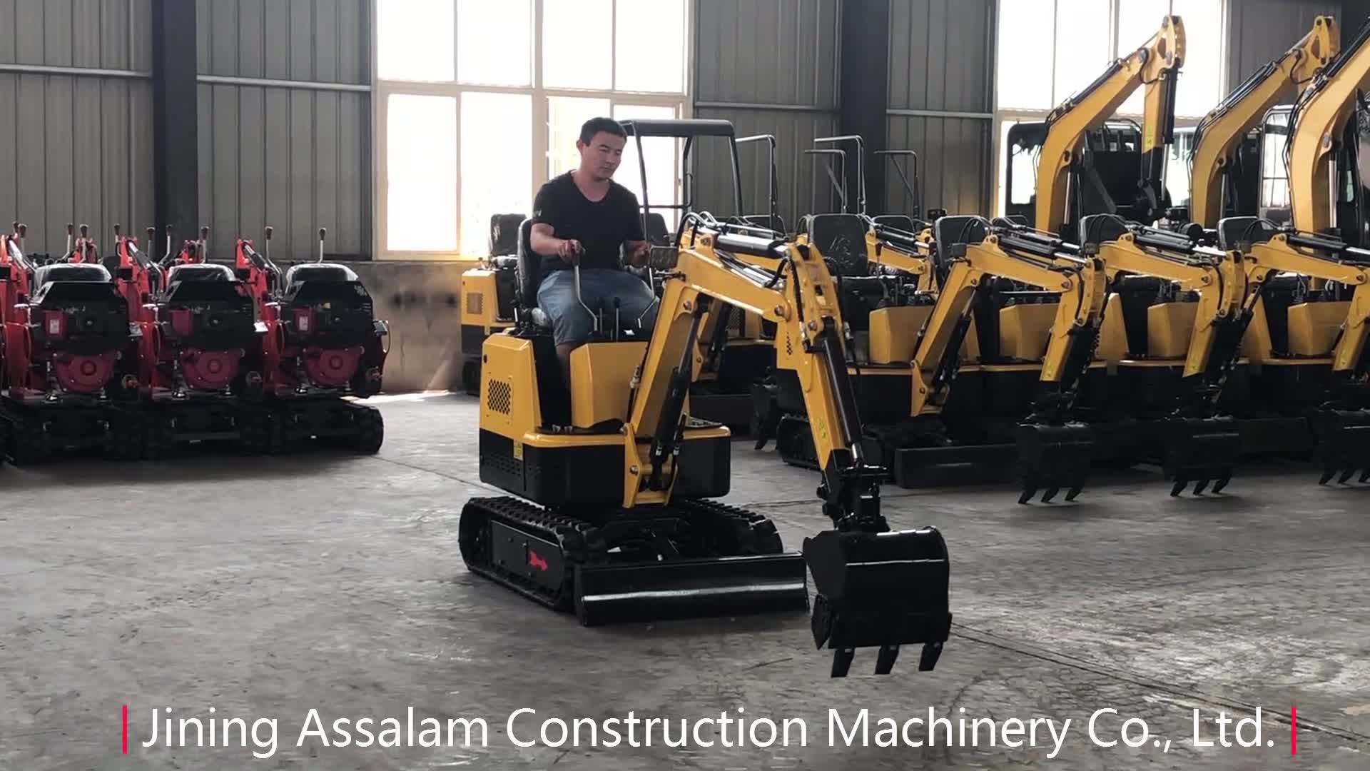 China Mini Digger Diesel Koop Engine 1t Micro Excavator For Sale - Buy ...