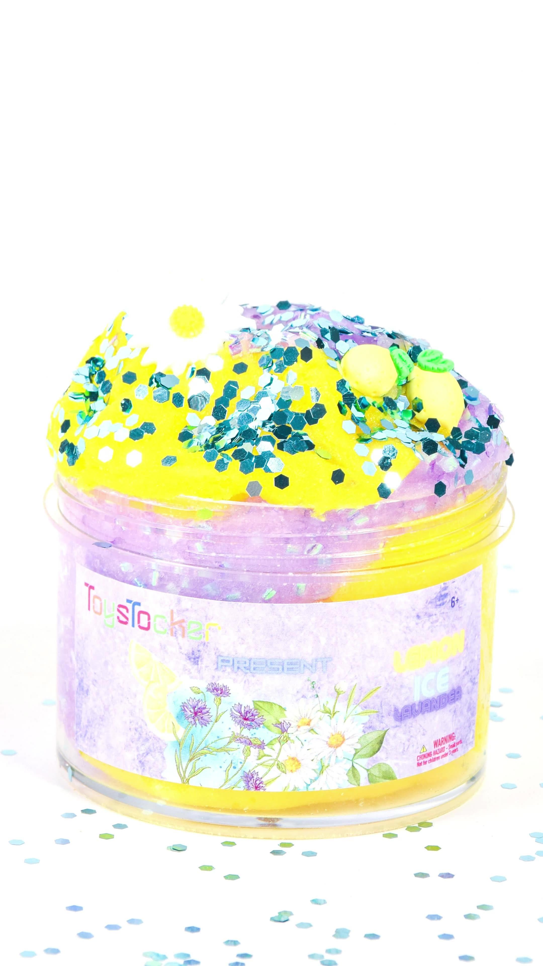 Wholesale Cloud Slime With Lemon Resin Charm Crunchy Slime With ...