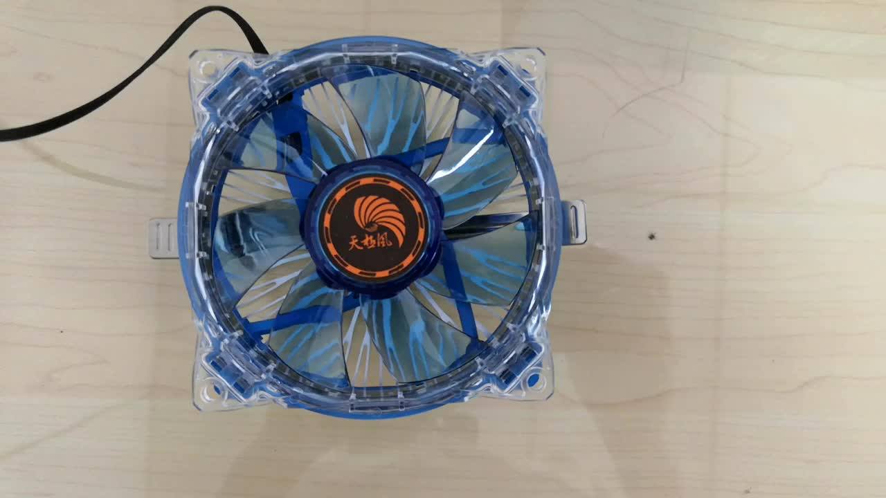 Fast Heat Dissipation Computer Cpu Disipador With Blue Led Fan - Buy ...