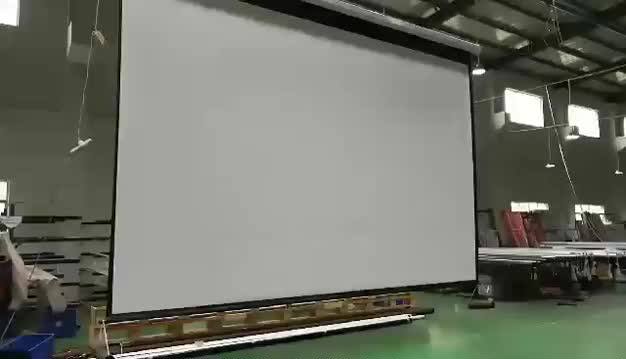 Telon Manufacture 200 Inch Motorized Retractable Projector Screen With ...