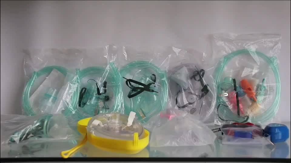 Disposable Medical Portable Plastic Oxygen Face Mask With Fda&ce&iso ...