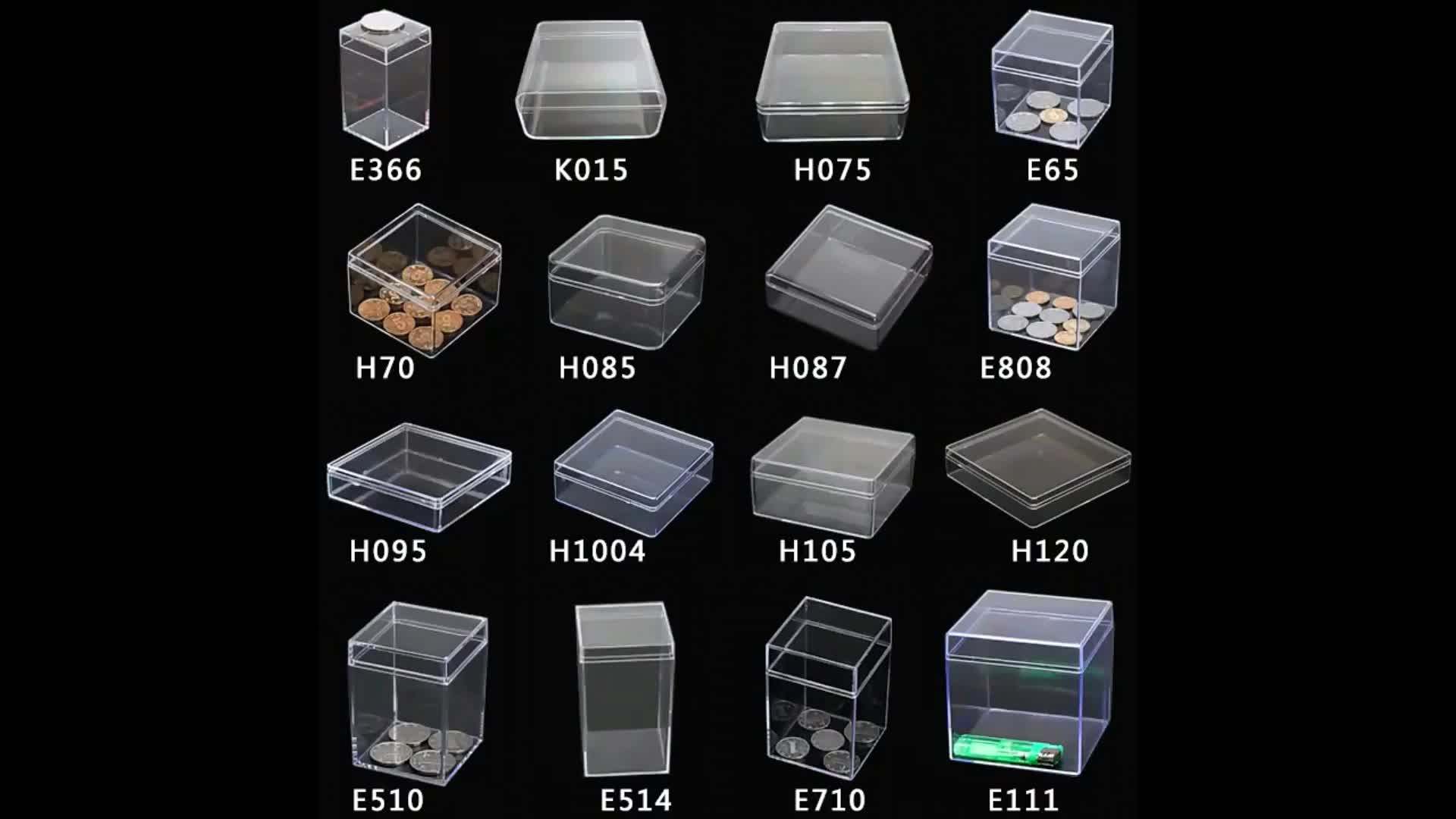 Small Good Quality Hard Clear Pp Packing Case Plastic - Buy Small Clear ...