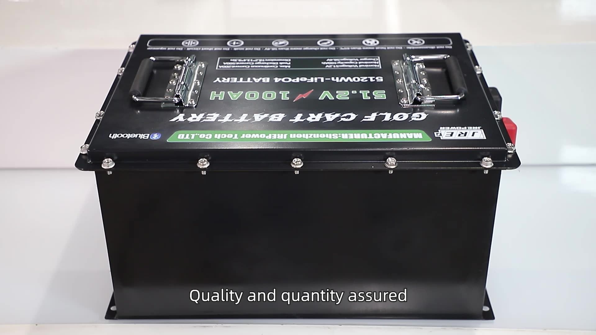 48v 120ah Club Cart Deep Cycle Lifepo4 51.2v 48 Volts 3 4 Wheel Low ...