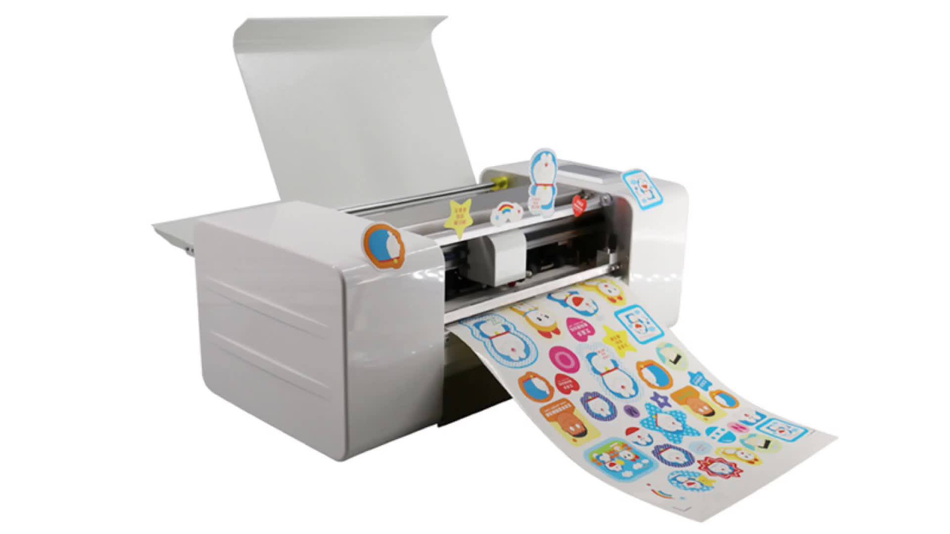 High Speed Automatic A3+ Sticker Digital Label Die Cutter Machine For ...