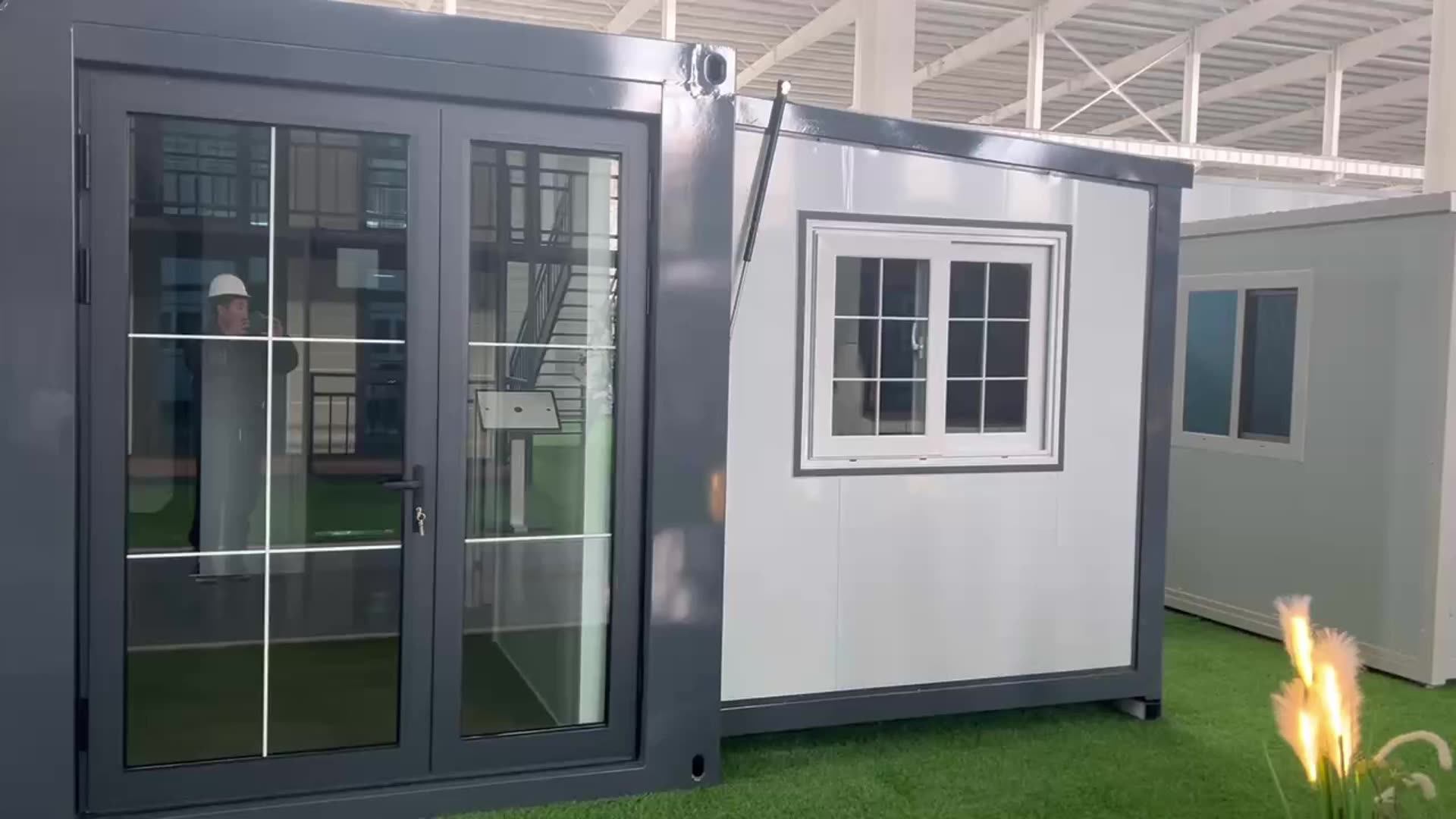 Movable Expandable Shipping Container Steel Frame House Double Wing ...