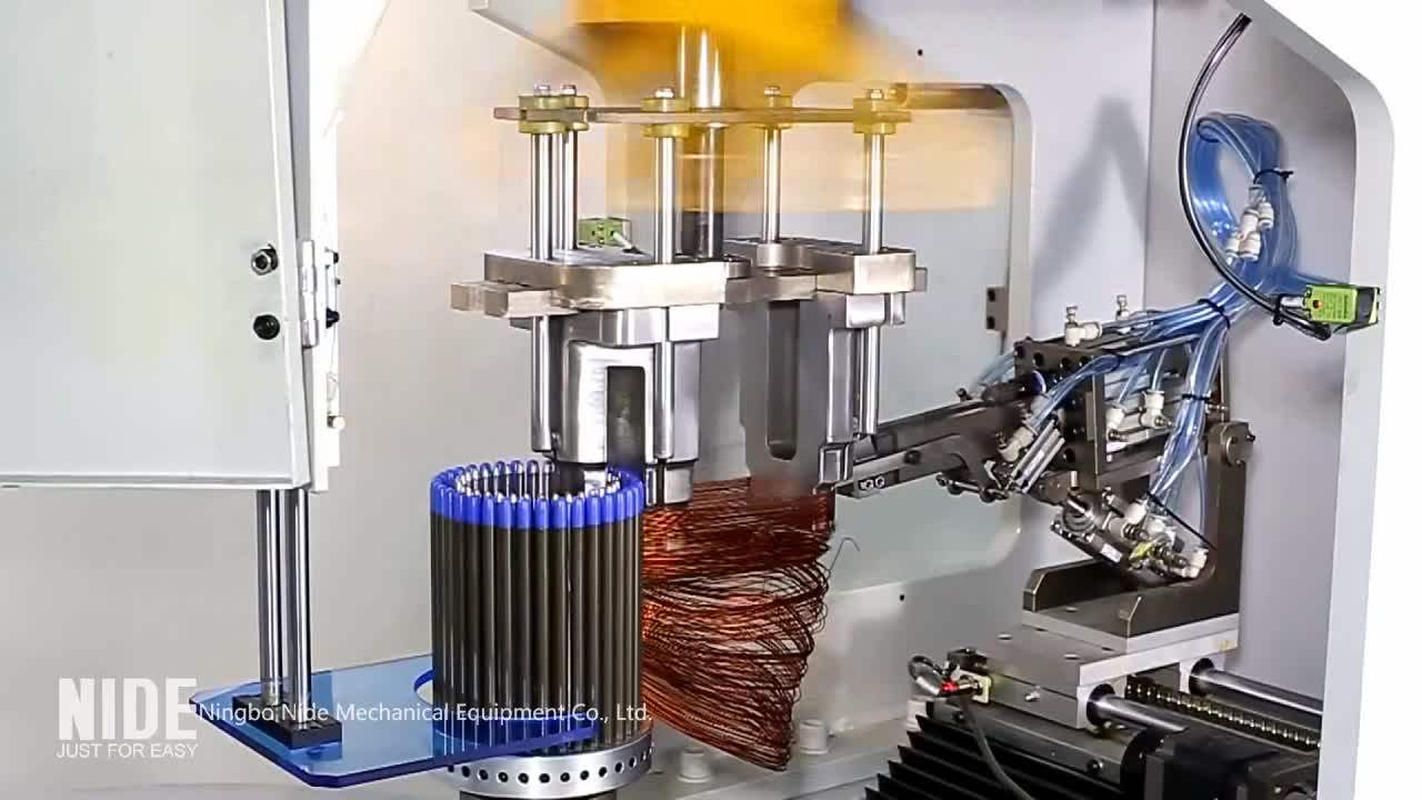 Automatic Fan Motor Stator Coil Winding Machine With Fixtures And ...