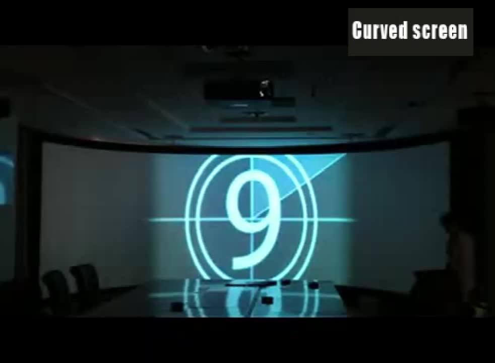 Full New 180 Degree View Angle 180-350 Inch Curved Fixed Frame ...