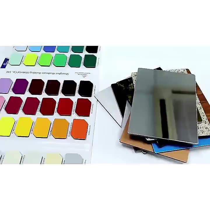 High Quality 1220x2440mm Aluminum Wall Cladding Acm Sheet Acp Panel ...