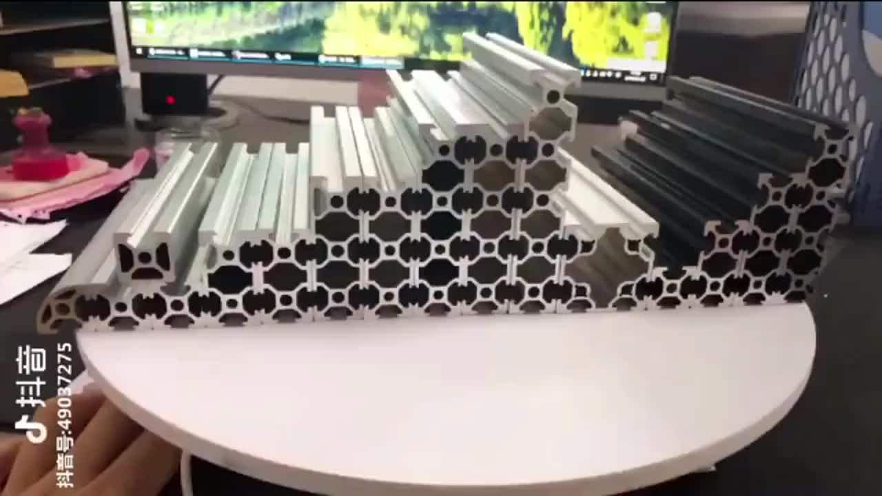 C Shape 4080 V Slot Beam Aluminum Extrusion V-slot Linear Rail - Buy C ...