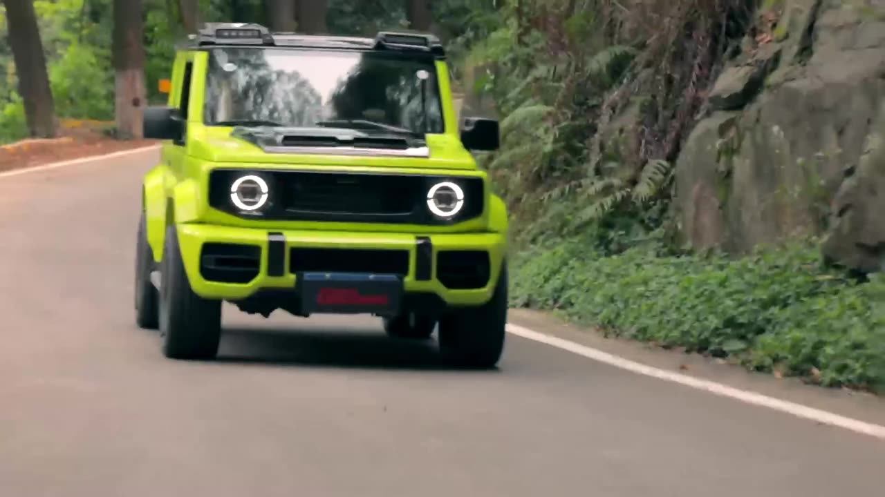 Jimny Jb74 Upgrade To G63 Mini Style Facelift Modified Car Accessories ...