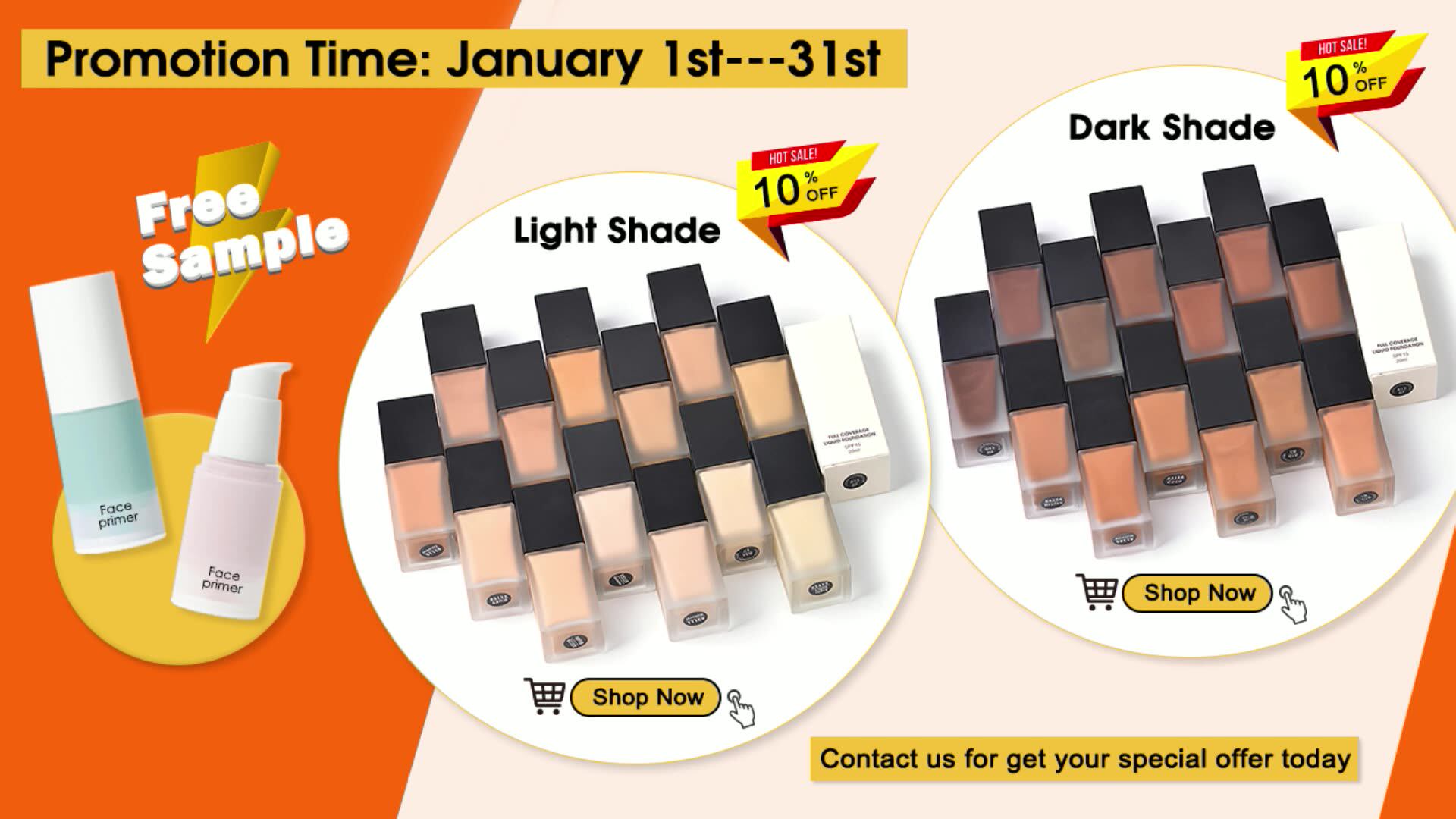 Custom Your Own Logo 40 Shades For All Skin Tone Face Makeup ...