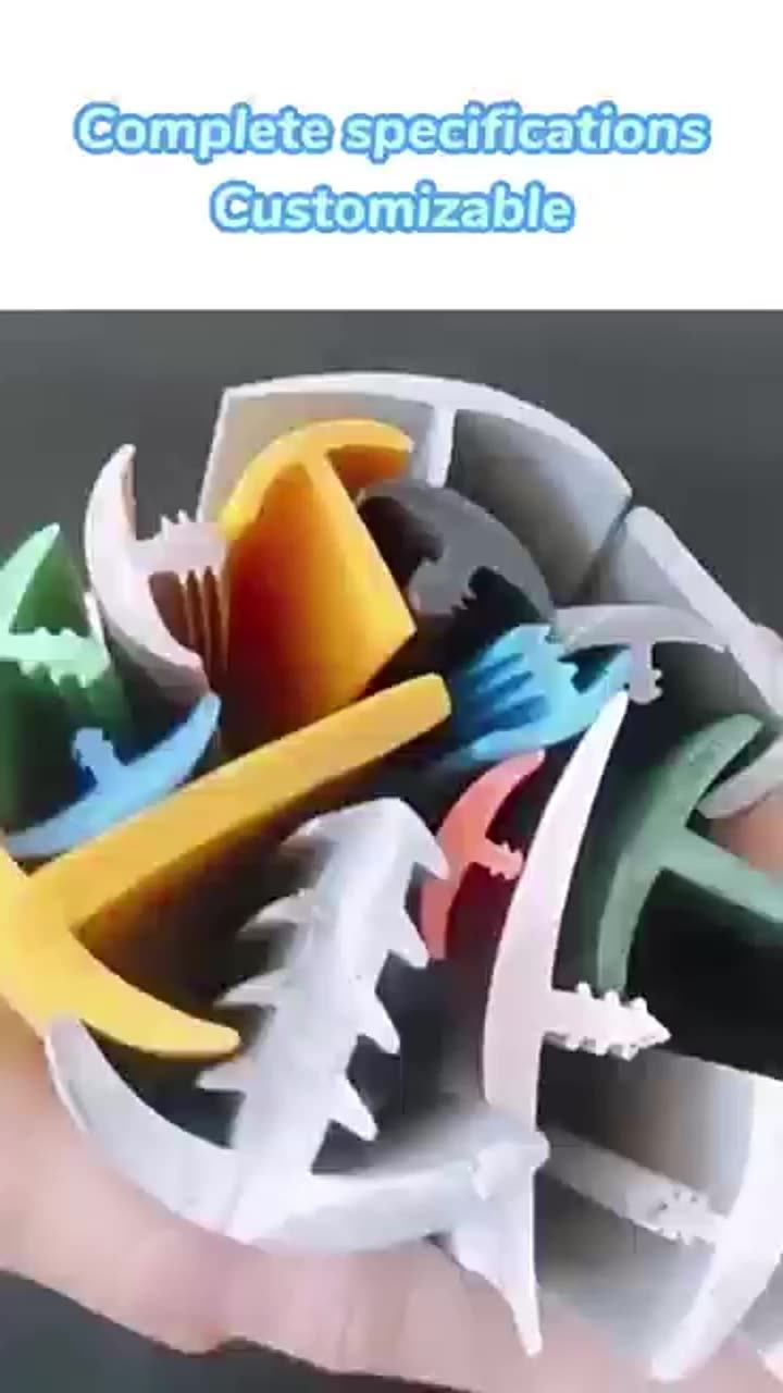 Epdm Pvc Silicone Rubber Extrusion Seal Strip Solar Photovoltaic Panel ...