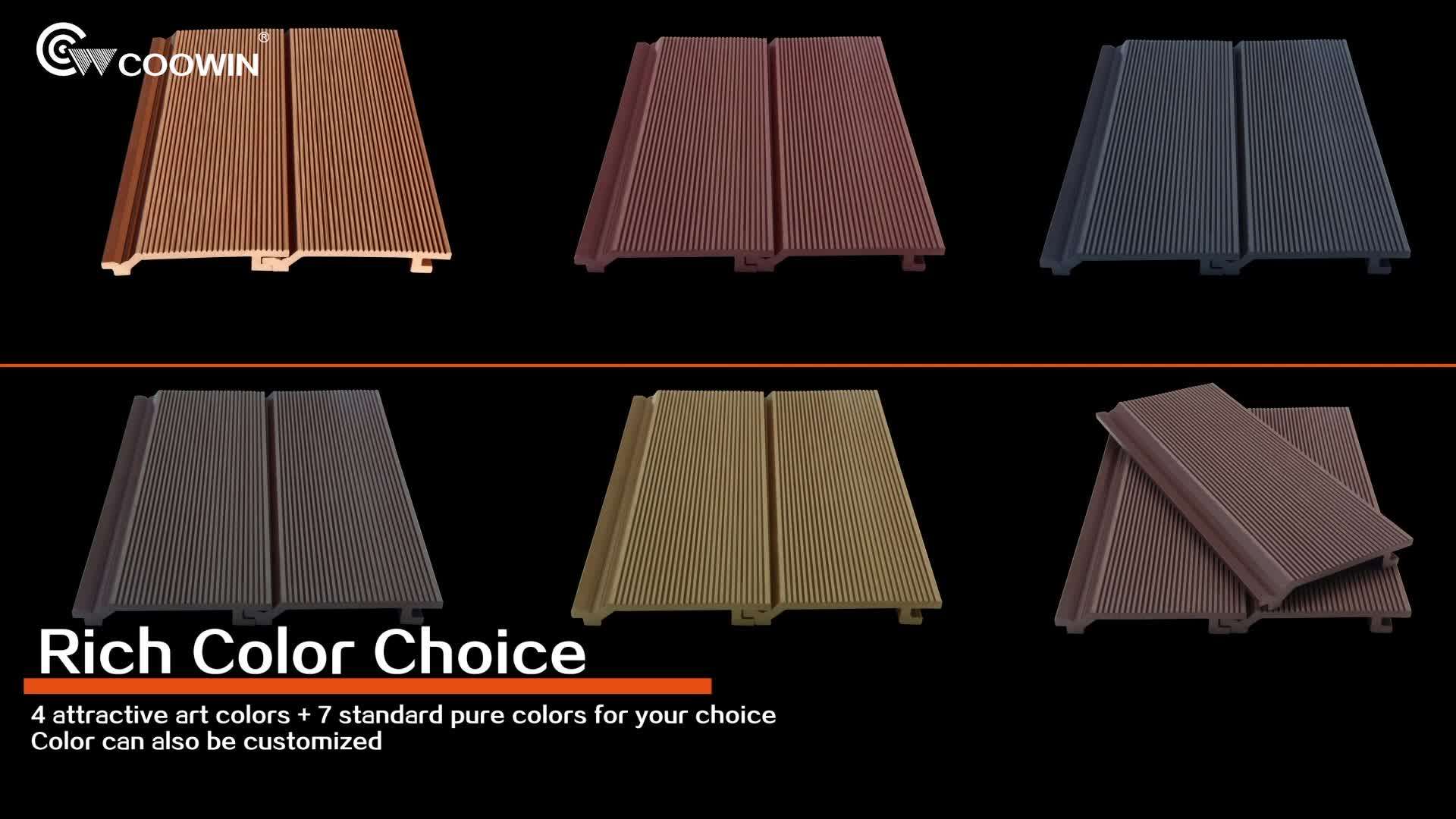 Eco Friendly Exterior Wall Cladding Wood Plastic Composite Wall Panel ...