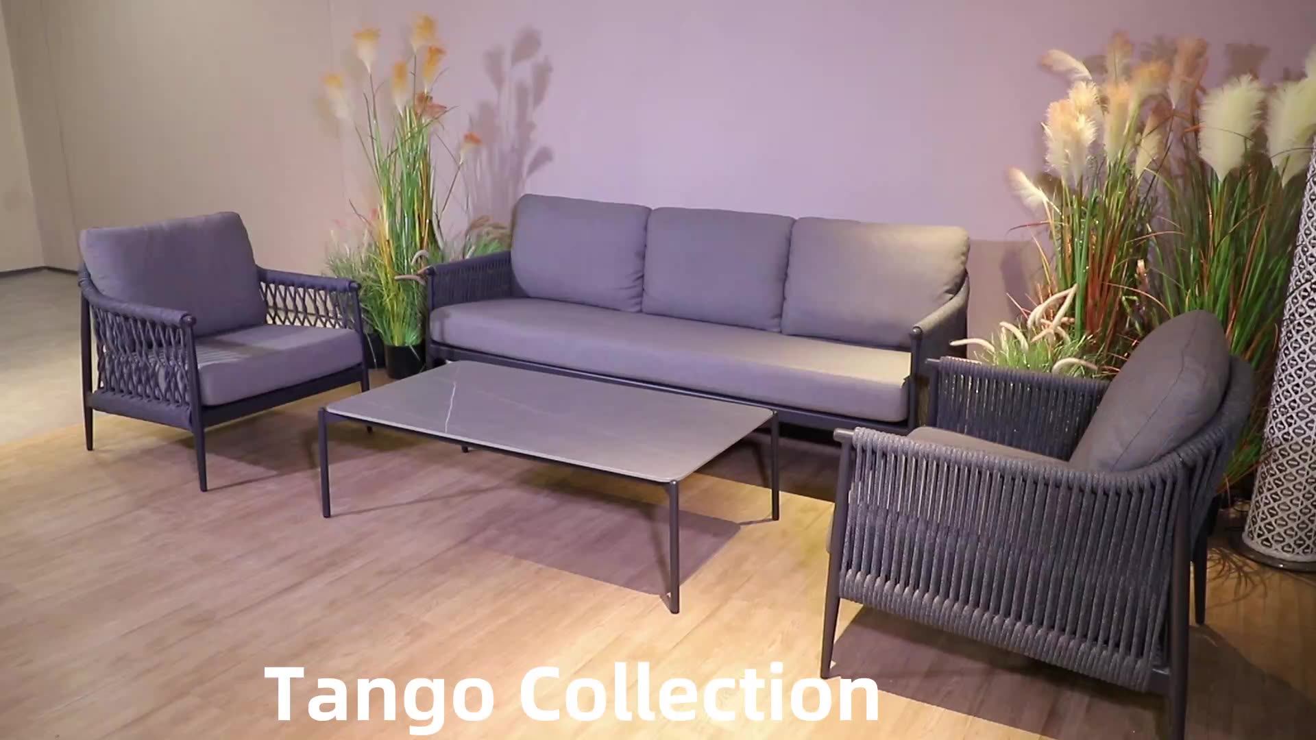 Artie Luxury Modern Garden Furniture Lounge Sofa Patio Furniture Set ...