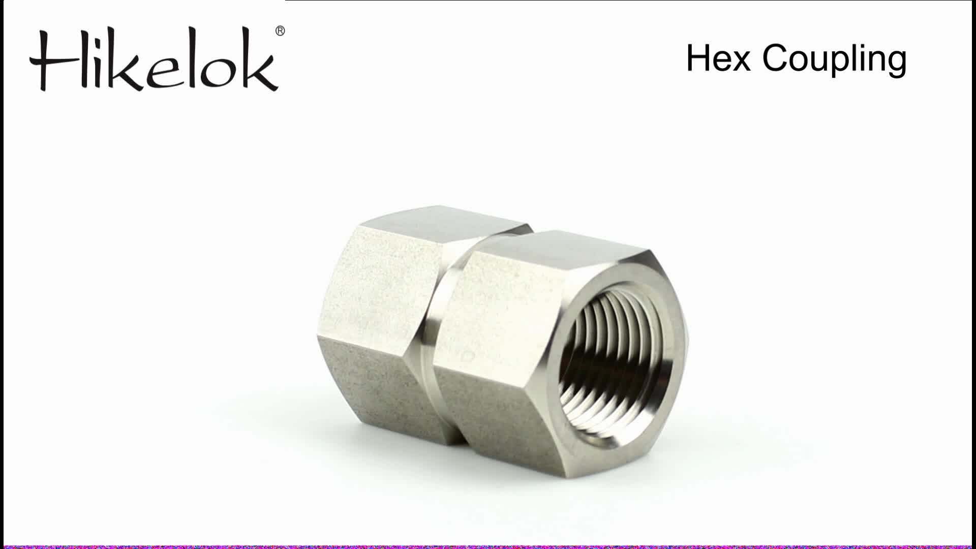 Hikelok Stainless Steel Instrumentation Pipe Fitting Hex Couplings ...
