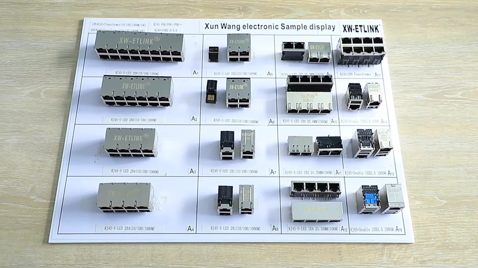 1 Port Led Magnetic Top Entry Rj45 Jack Modular Jack Plug Network 8p8c ...