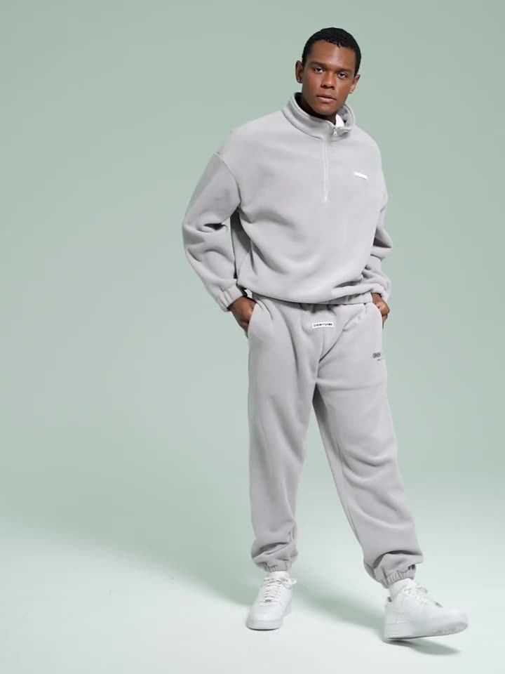 High Street Training Jogging Wear With Embroidery Bone French Terry ...