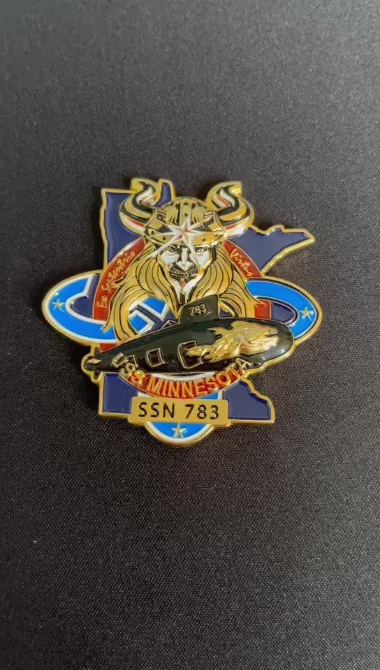 Nasa Motivated Custom Hard Challenge Coin Badges Manufactured With ...