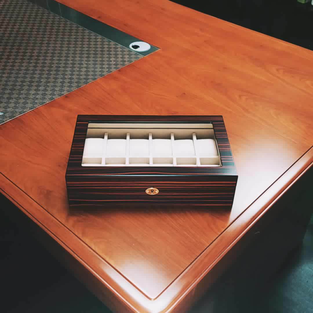 Sonny Macassar Ebony Paint Matte 6 8 10 12 20 24 Watches Holder Wooden ...