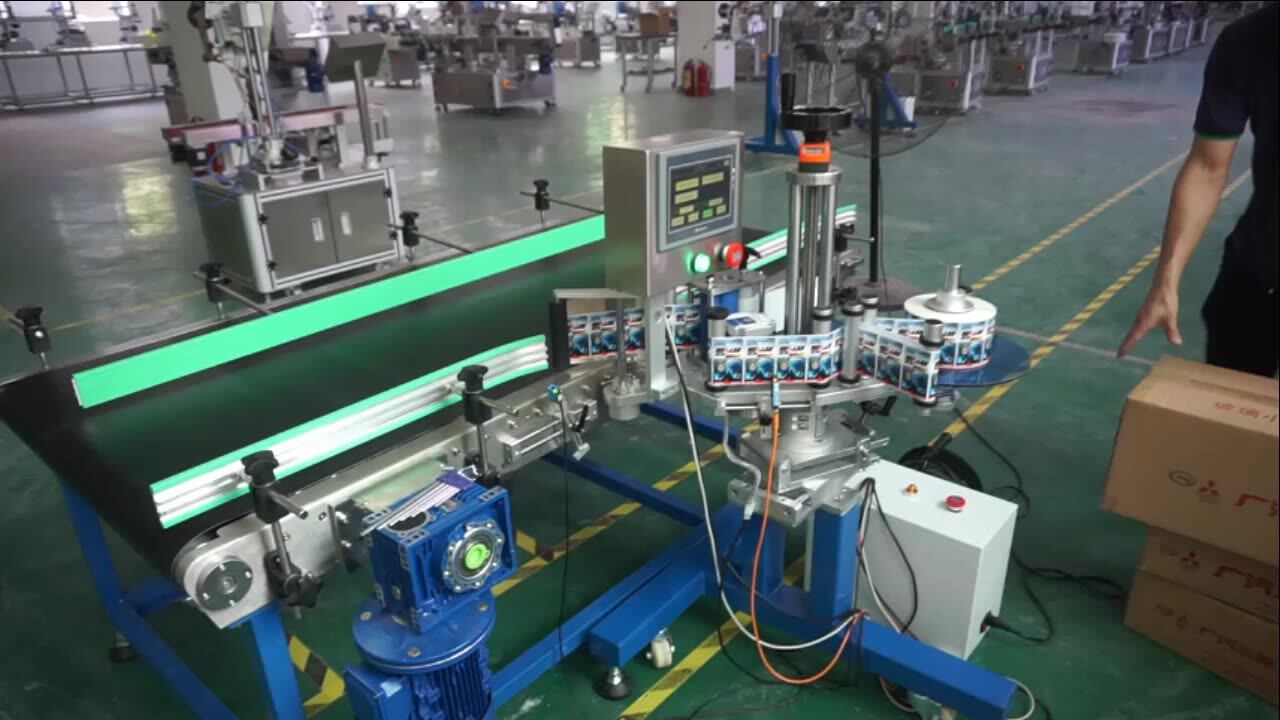 Automatic Assembly Line Side Labeling Machine Etiquetadora For Cartons ...