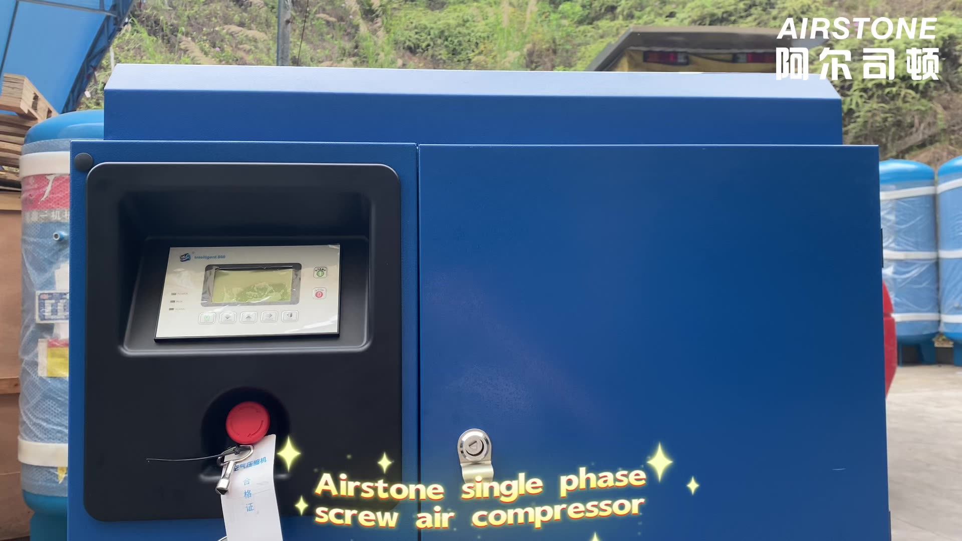 Portable Single Phase Screw Air Compressor 4.5kw 220v 50hz 60hz ...