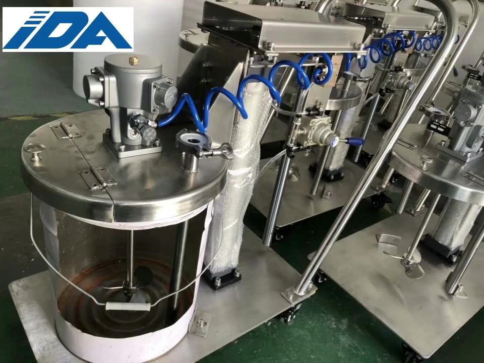 Mini Lift Type Pneumatische Mixer 5 Gallon Roerwerk Stirrer Mengen ...
