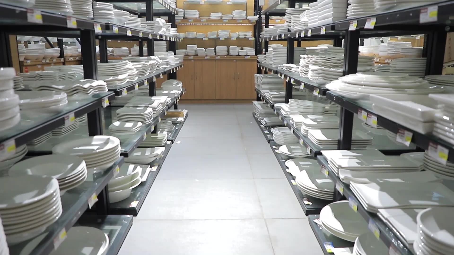 Commercial Hotel Modern Luxury Black White Round Dinnerware Set Plates ...