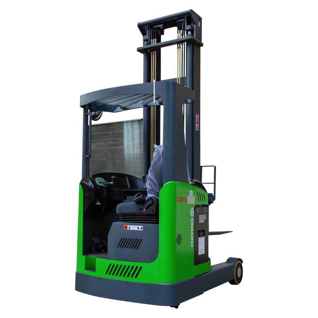 Electric Reach Truck1.5t 2t 2.5t 3t Retractable Forklift For Narrow ...