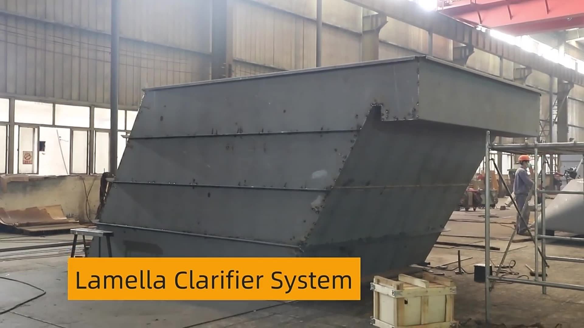 High Efficiency Lamella Clarifier System Inclined Plate For Sewage ...