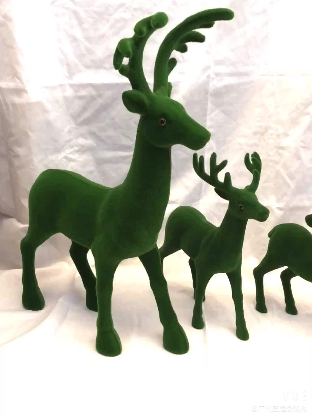 Wholesale New Design Green Plants Animal Statue Styrofoam Deer Topiary ...