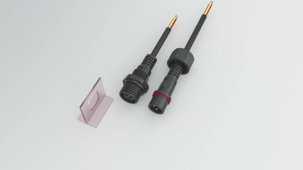 4 Pin Connector Electrical Connector Waterproof Connector 2 Pin 22awg ...