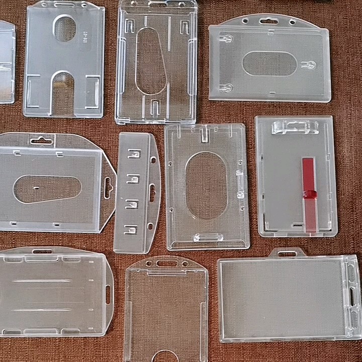 Member Transparent Hard Plastic Id Card Holder For School - Buy Id Card ...