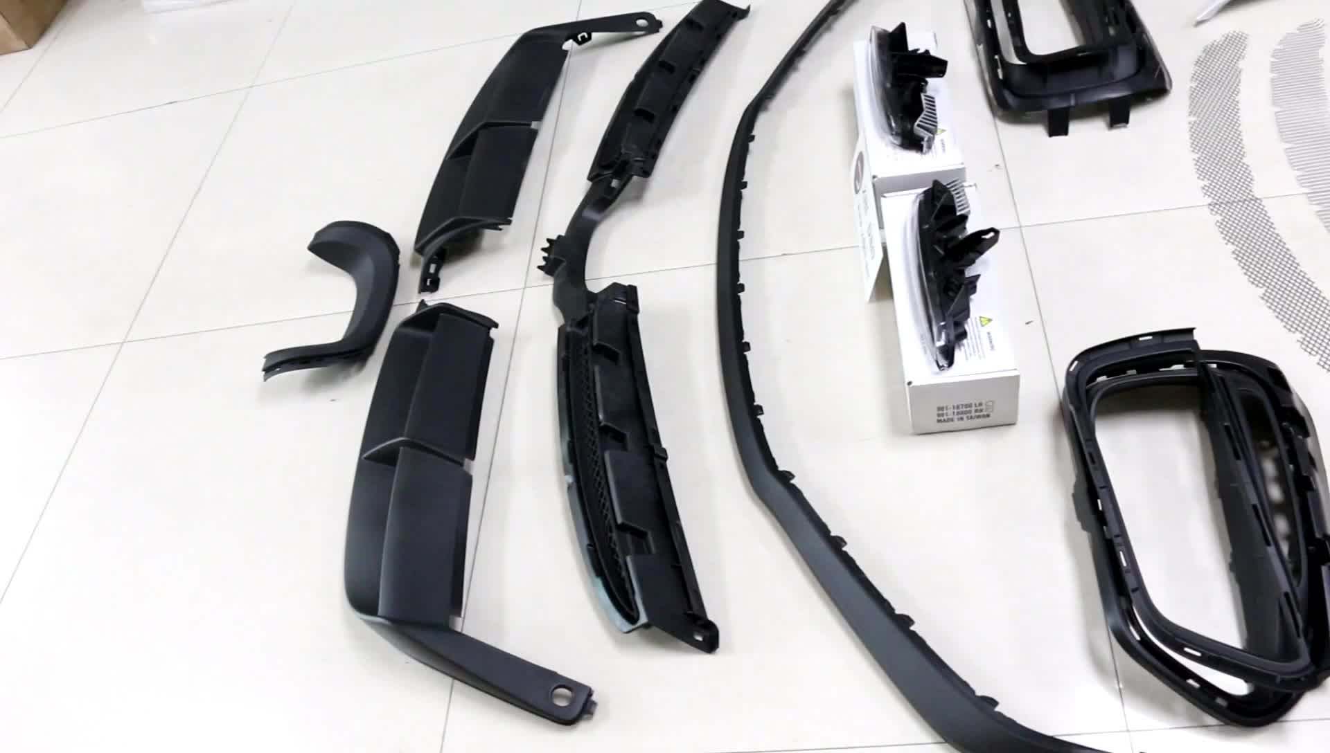 100% Fitment Gt4 Style Front Bumper Rear Diffuser Air Intake For 981 ...