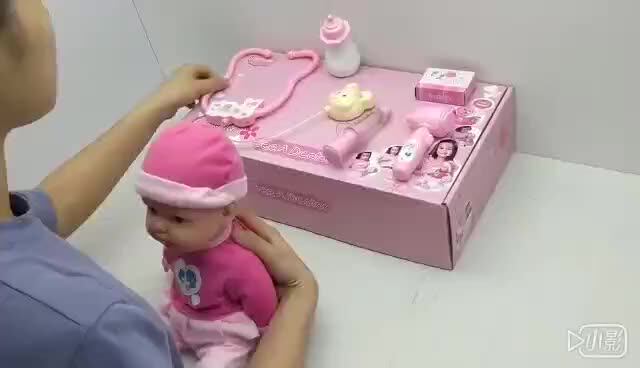 43cm Kids Toy Sick Baby Doll,Doctor Set Kids Sick Soft Reborn Baby Doll ...