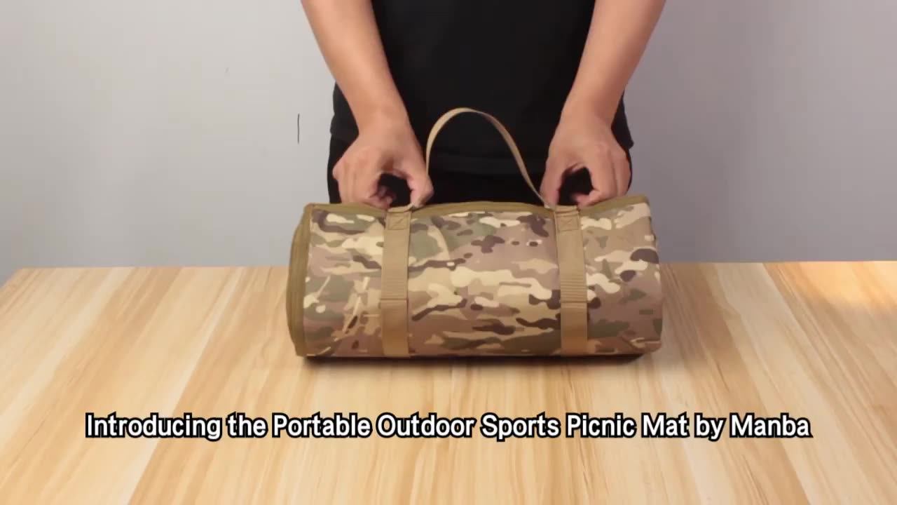 Portable Outdoor Sports Picnic Mat Roll Up Tactical Hunting Padded ...