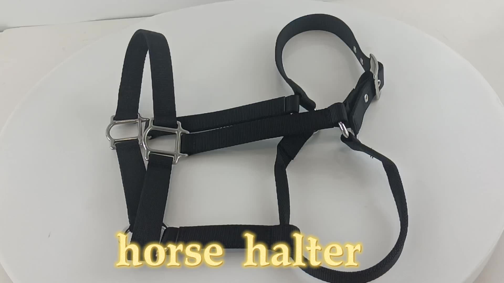 Customized Head Collar Pvc Horse Halter With Solid Brass Fittings ...