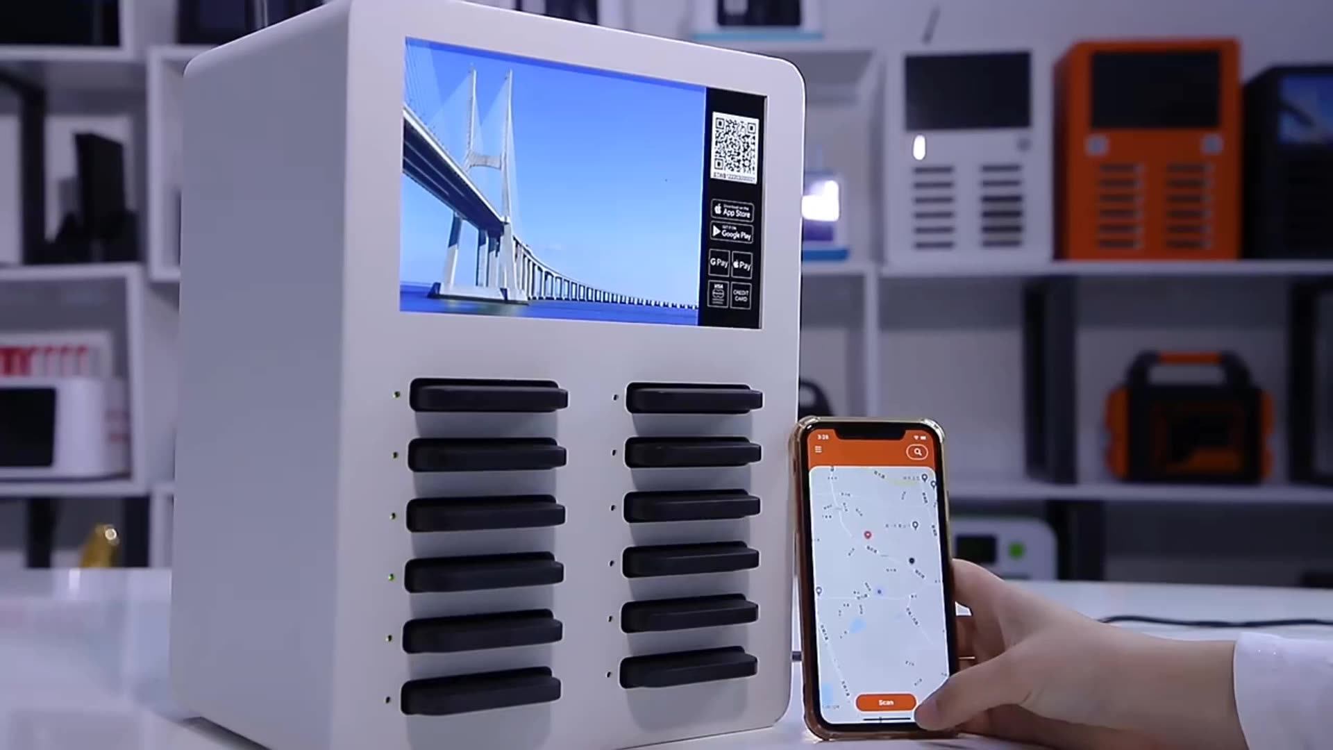 2023 Trending Products Portable 8 In 1 Shared Power Bank Rental Station ...