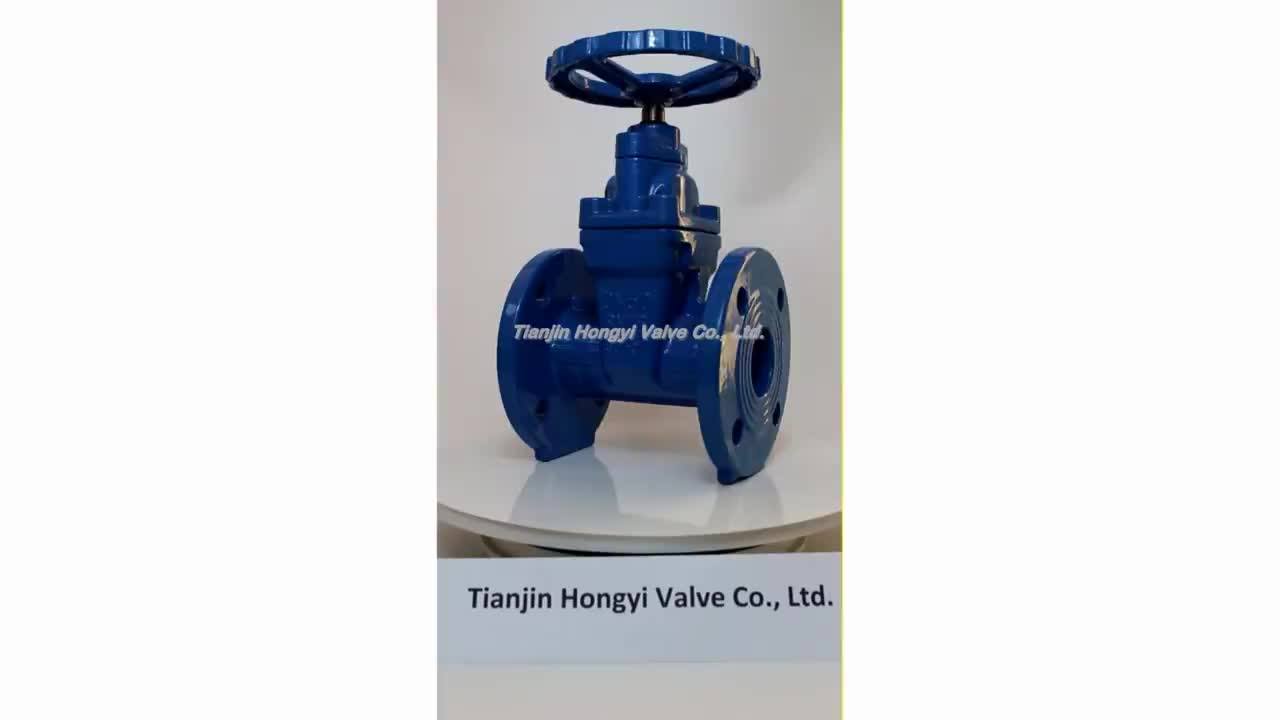 Double Gland Ductile Iron Gate Valve Sluice Gate Rubber Seal - Buy ...