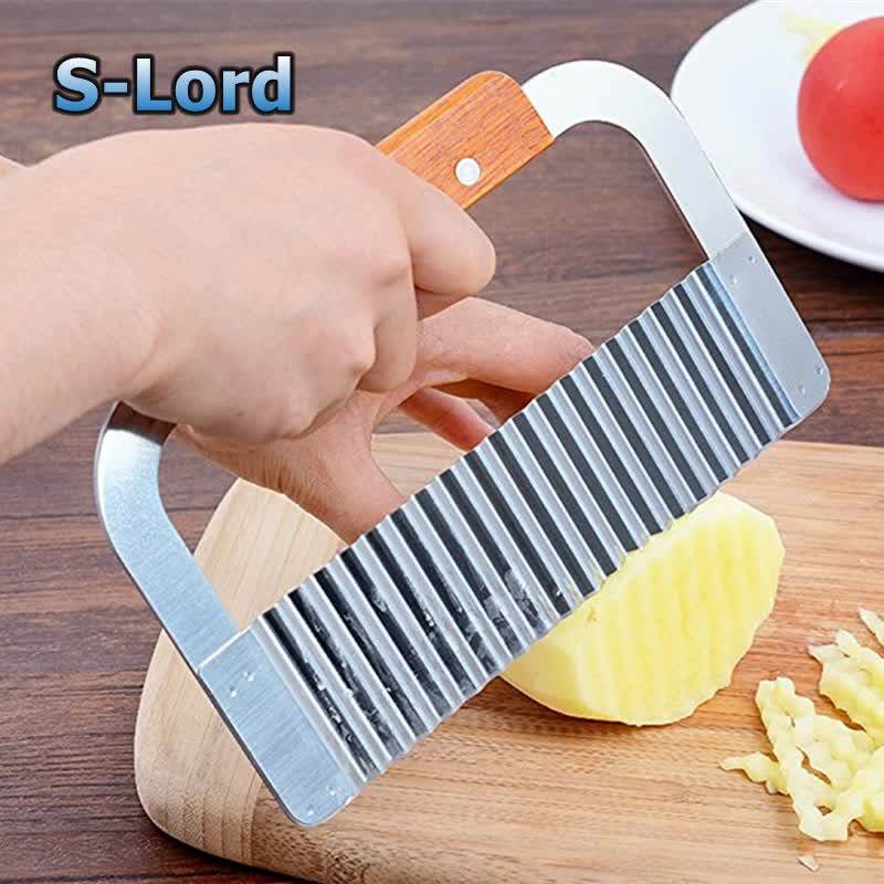 Crinkle Cut Wavy Slicer French Fry Cutter Potato Cutter For Chopping ...